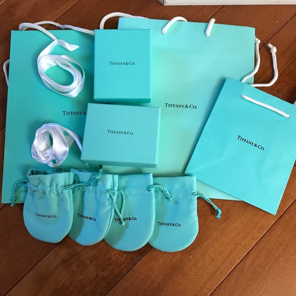 Tiffany & Co. | Bags | 1pcs Authentic Tiffany Co Boxes Bags Set | Poshmark